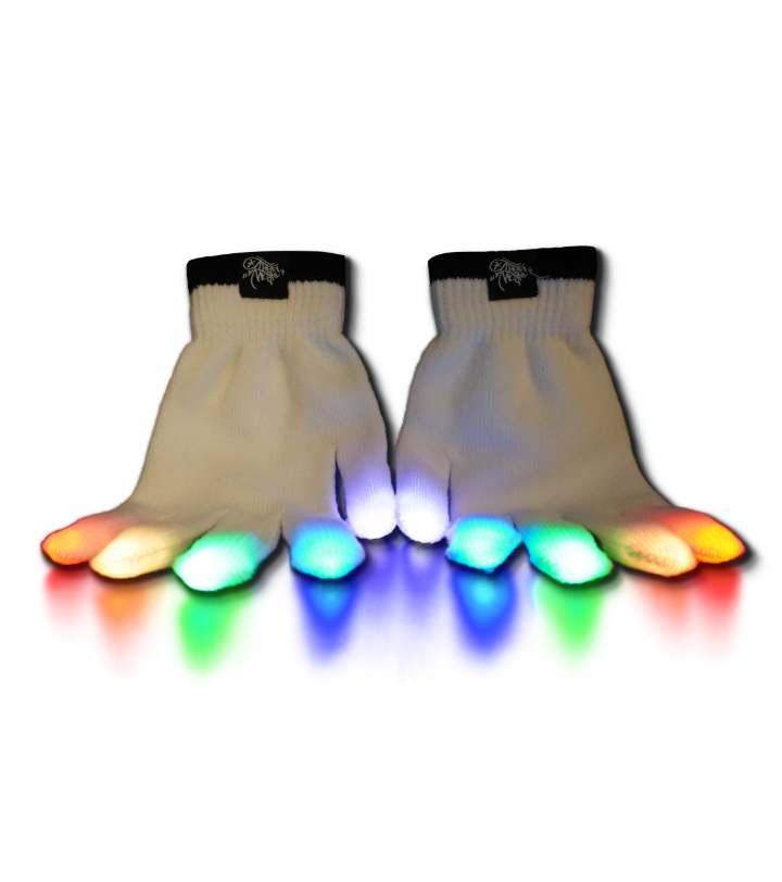 Programmable Premium LED Glove Set | Fully Customizable Apollo v2 Glove ...